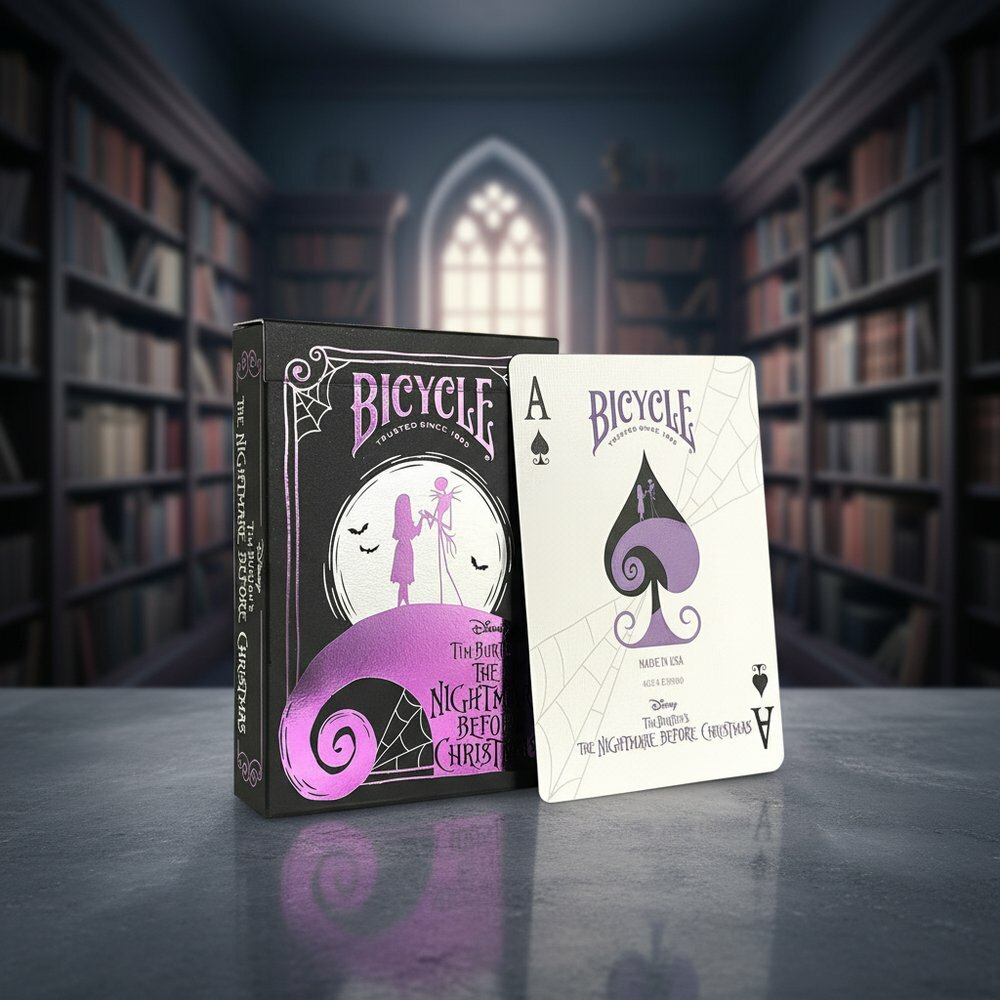 Карты "Bicycle Disney Nightmare B4 Xmas Standard Index" 65453