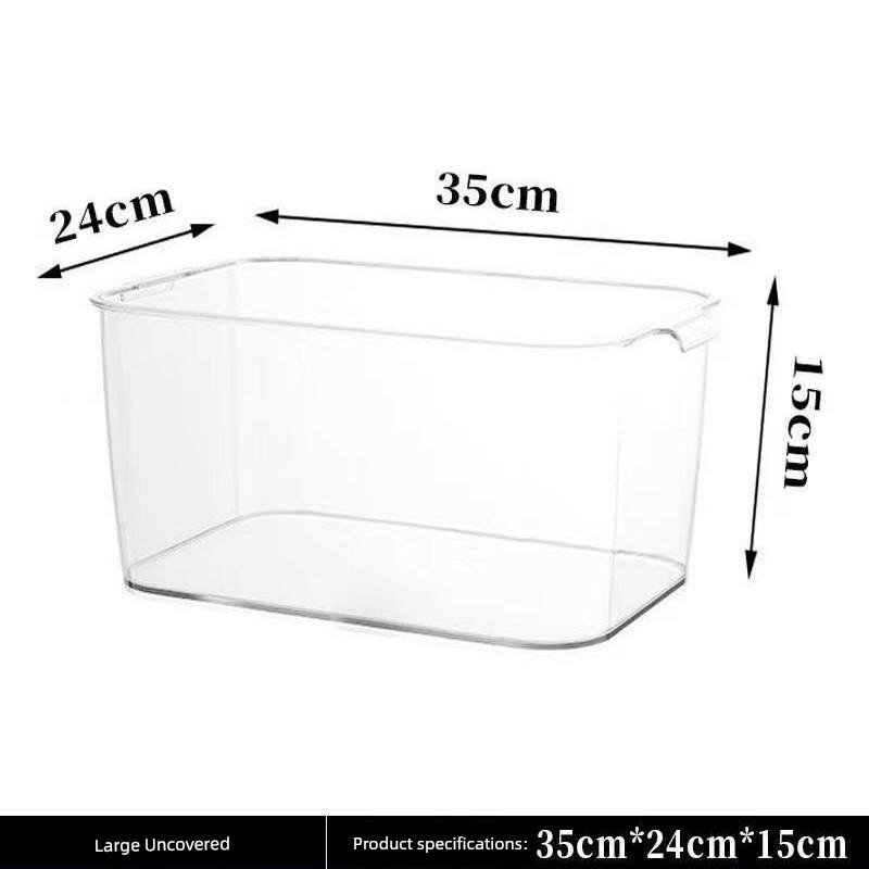 Квадратный акриловый аквариум без крышки 35x24x15 см без дополнительных компонентов