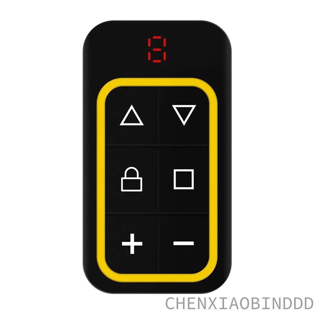 8-канальный многочастотный пульт дистанционного управления гаражными воротами 270-868 МГц RF Копия Автоматическая идентификация Желтый