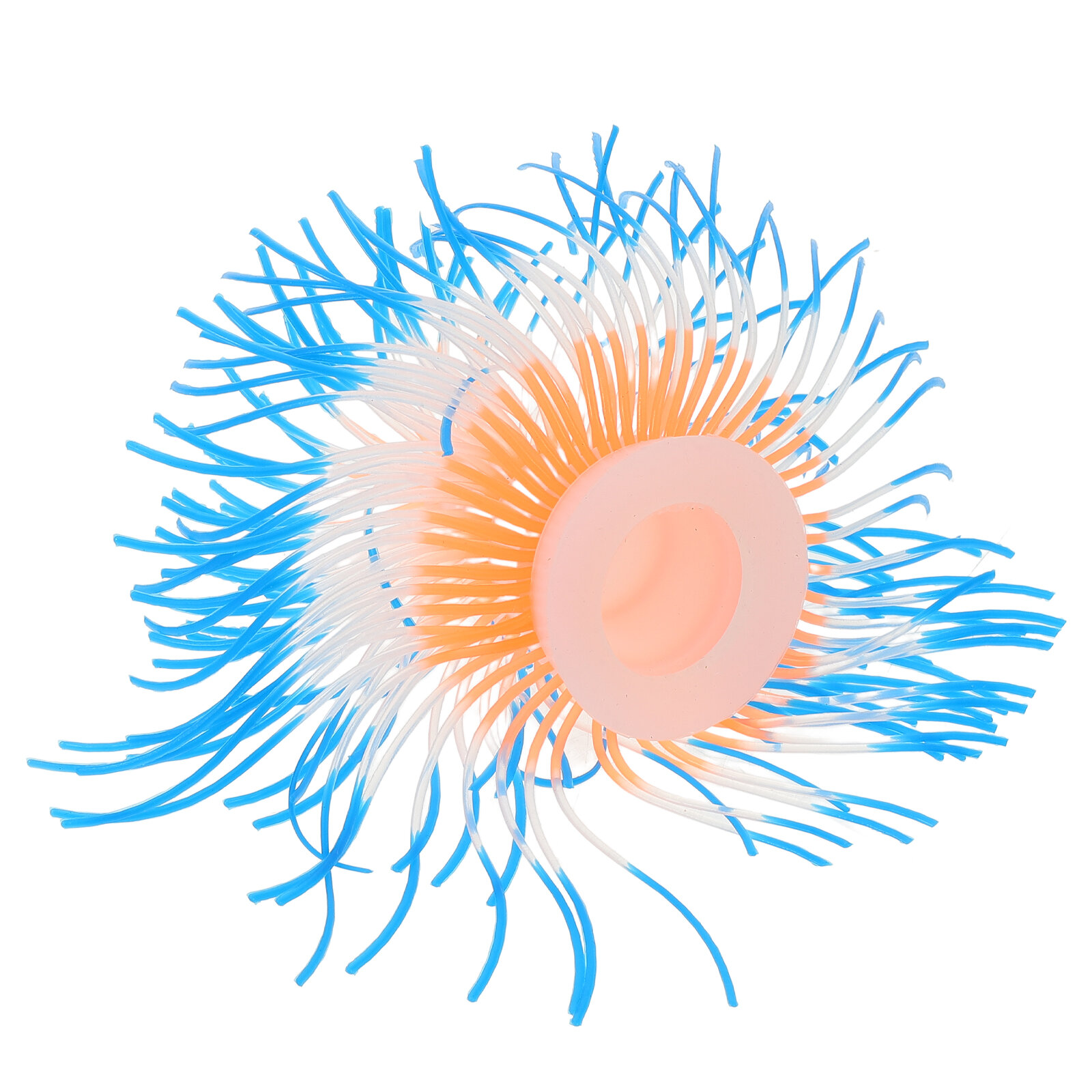 Люминесцентные силиконовые кораллы для аквариумного декора синего цвета, набор из 3 шт