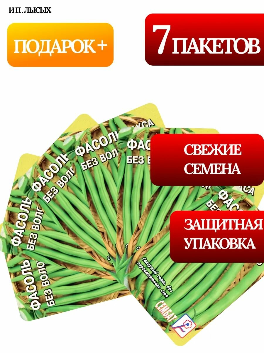 Семена Фасоль "Сакса" без волокна