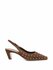 Туфли BIANCA DI Studded-embellishment slingback pumps, размер 40, brown