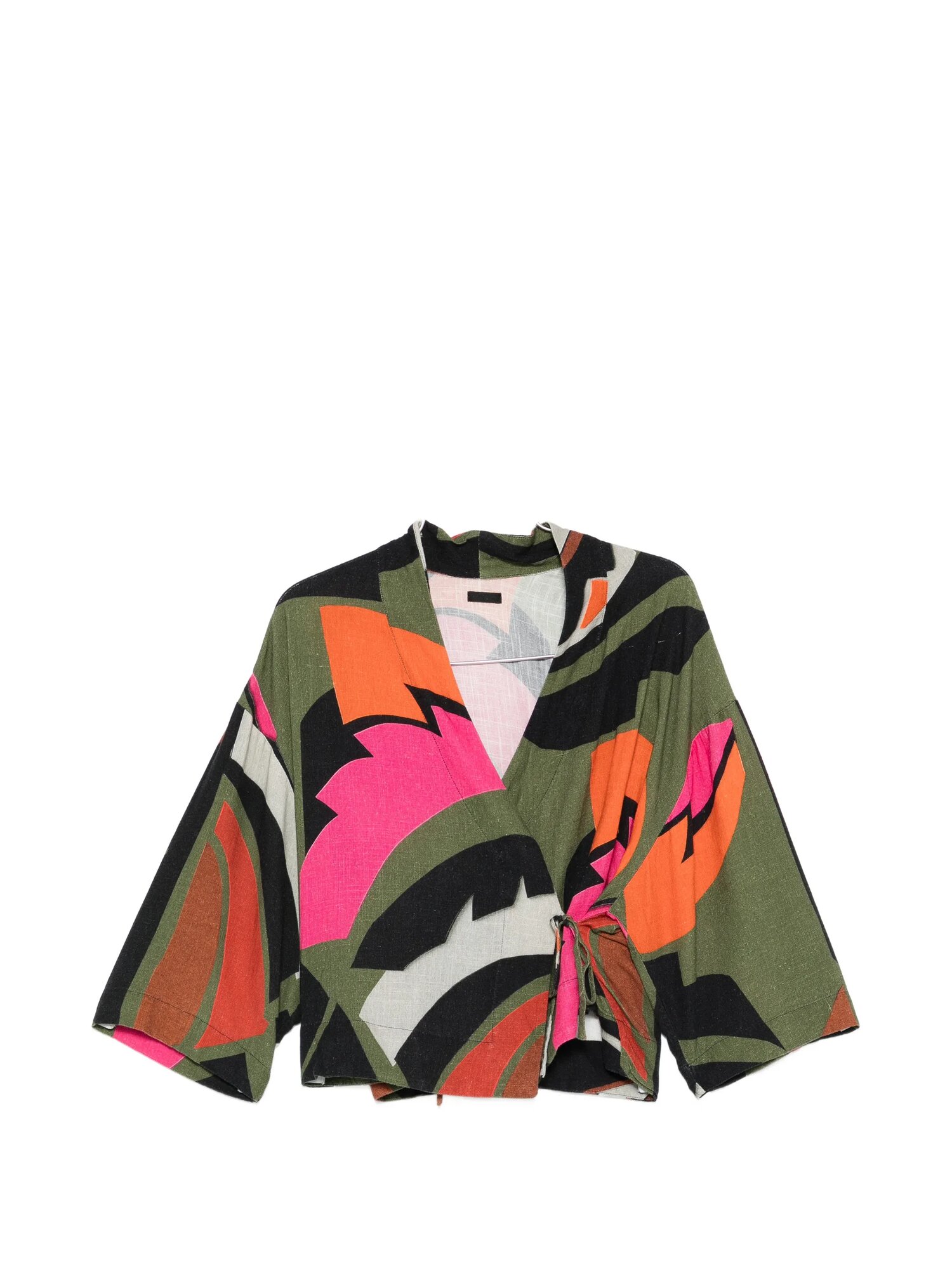 Накидка Floral print tie kimono