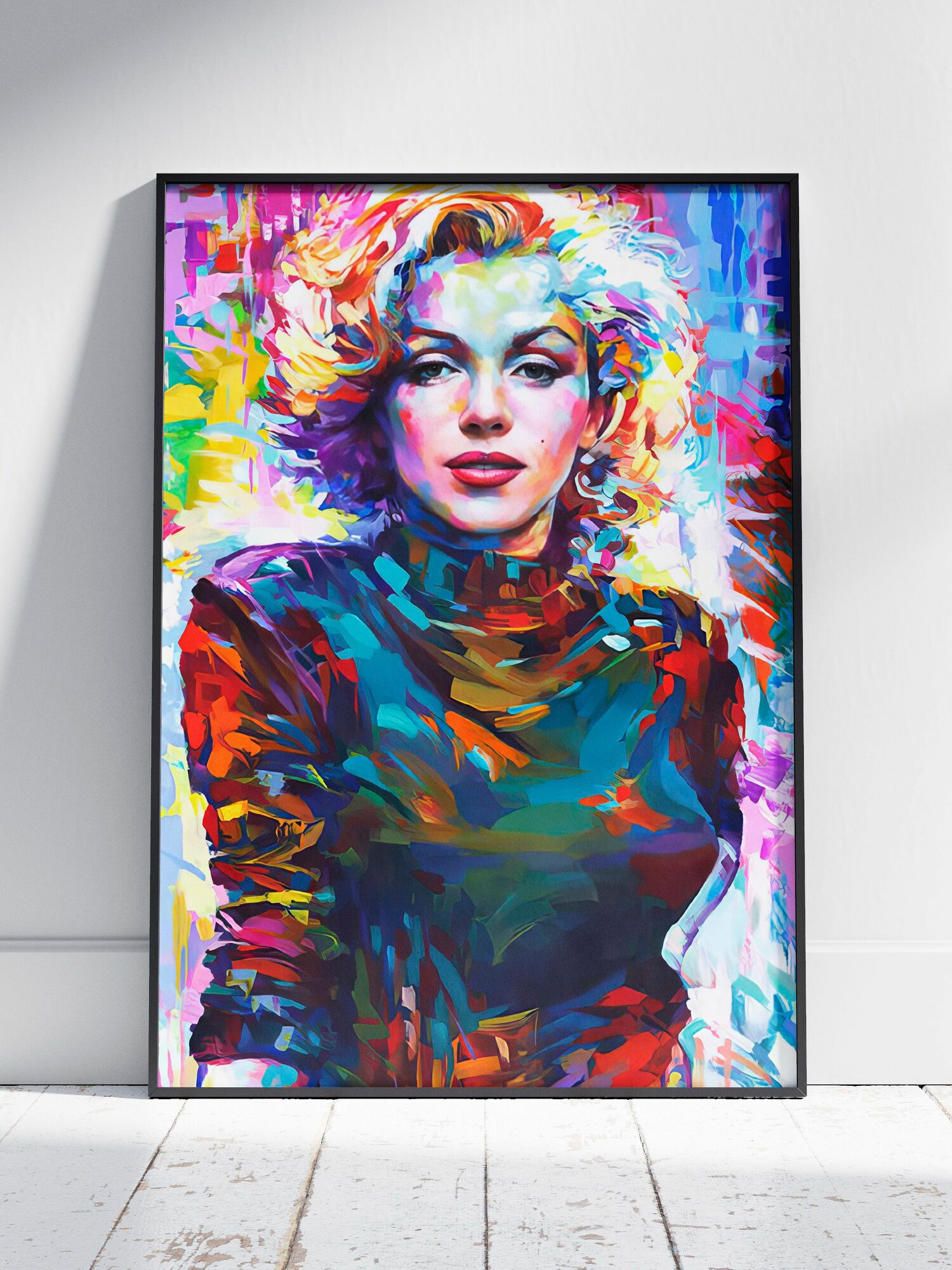 Плакат на стену для интерьера Мэрилин Монро (Marilyn Monroe 10) - Постер по актеру фильма, кино, сериала формата A4 (21x30 см)