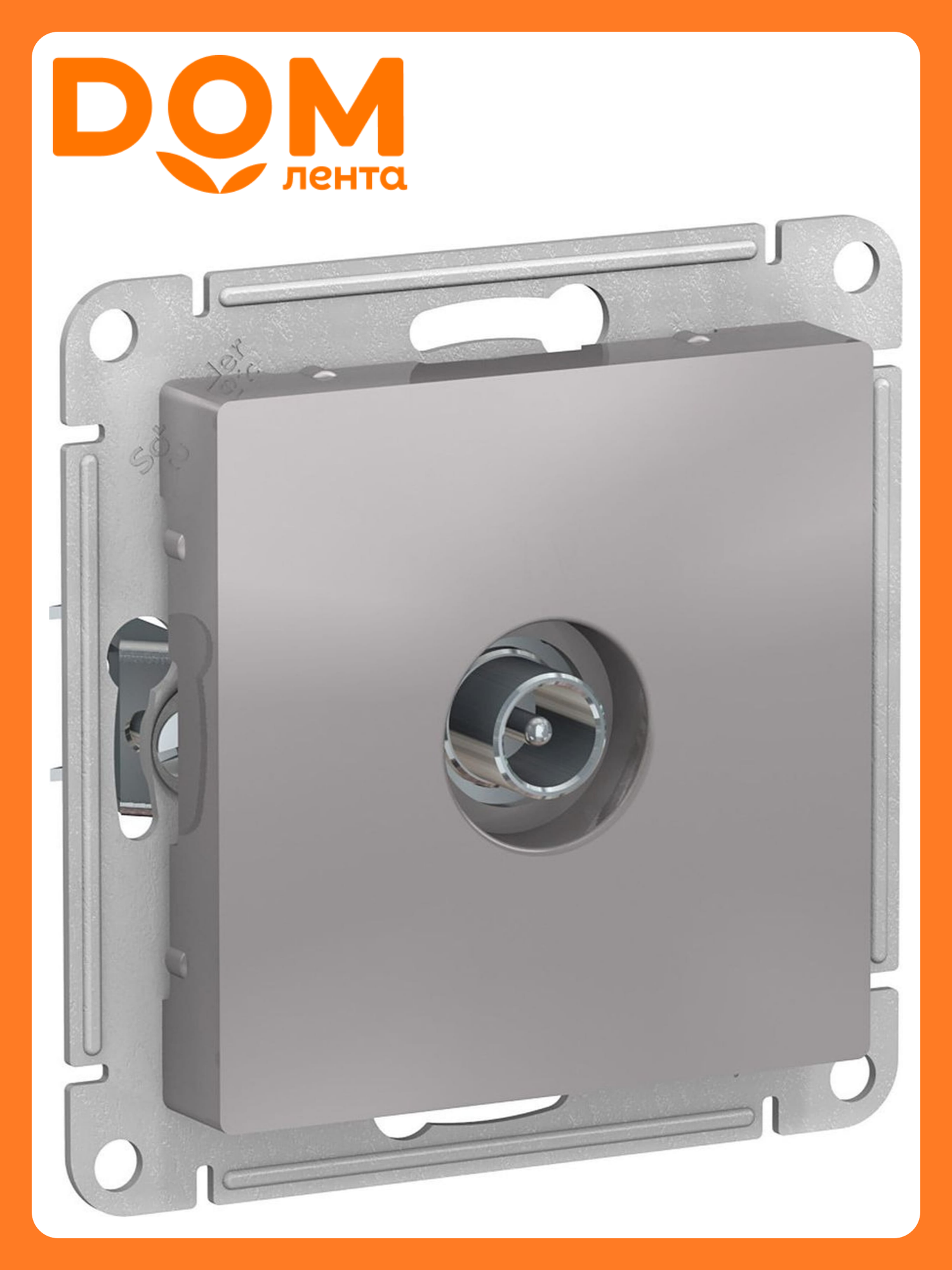TV-розетка проходная Schneider Electric AtlasDesign 4DB ATN000392