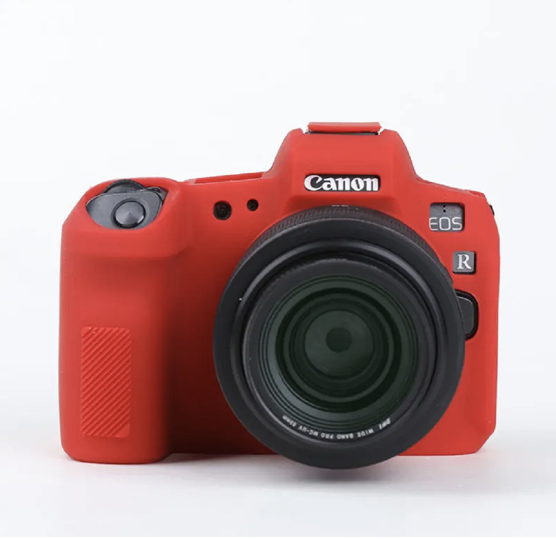 Силиконовый чехол CameraCase для фотокамеры Canon EOS R красный