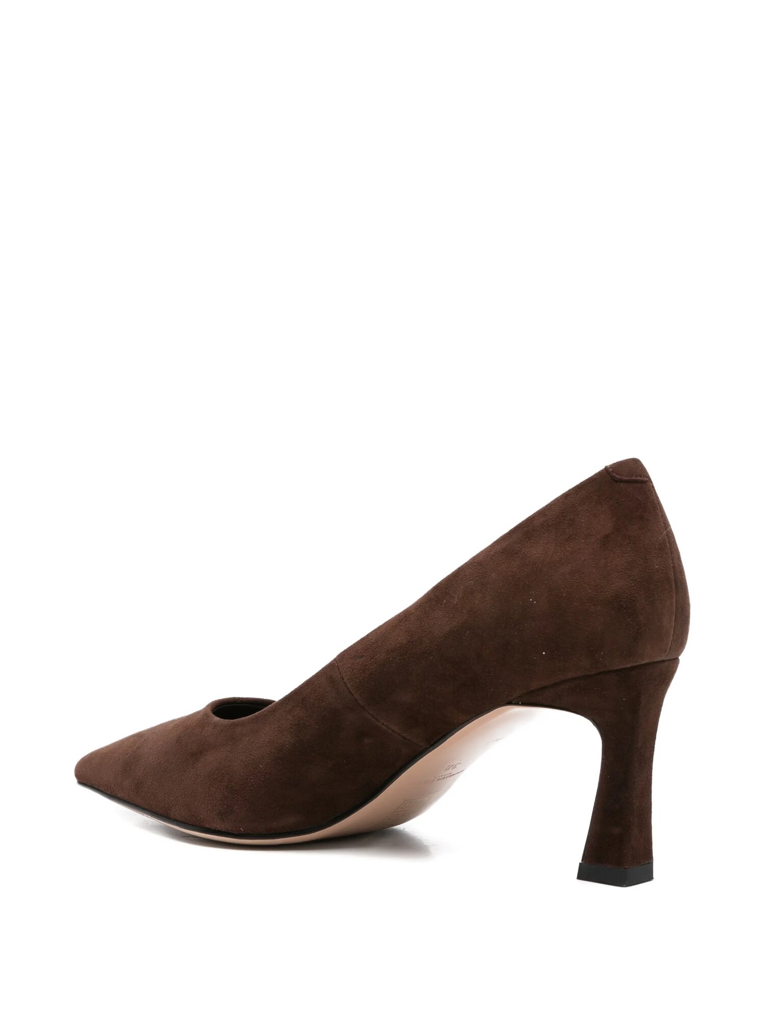 Туфли ADRIANNA FERETTI Pointed-toe suede pumps, размер 39, brown — фото 1