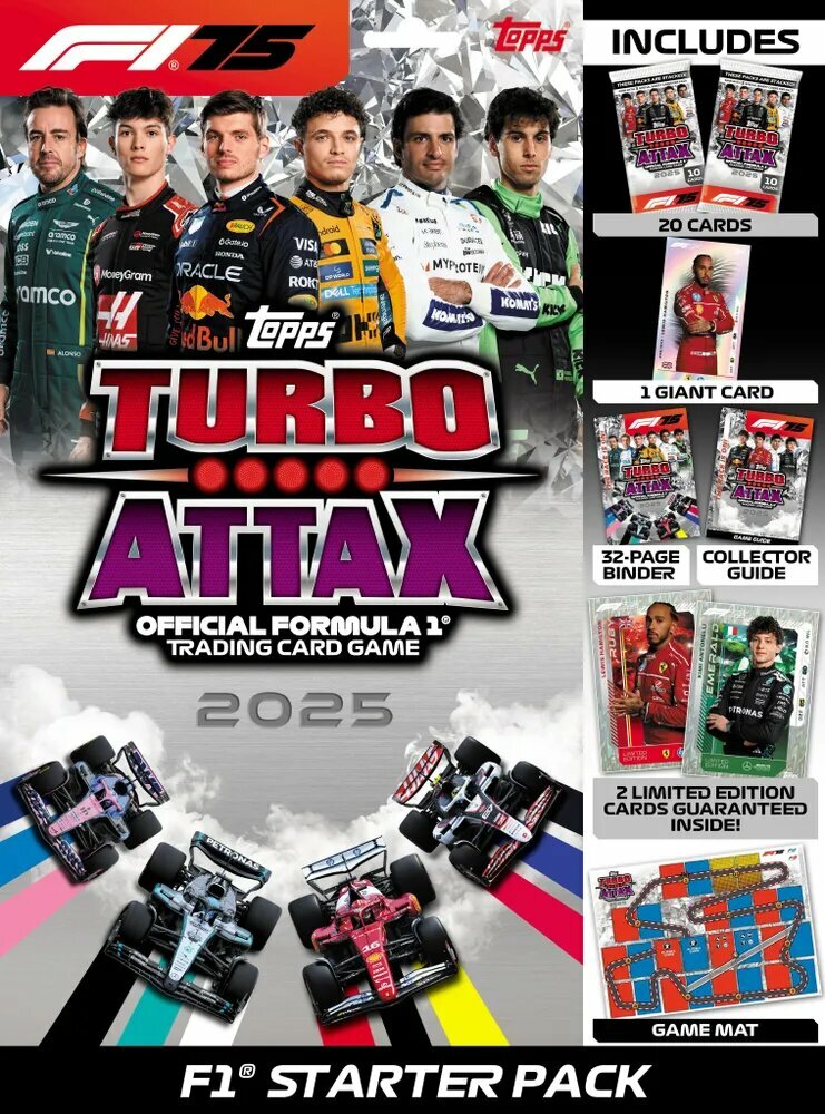 Topps Turbo Attax Formula 1 2025 - Standard Starter Pack Спортивная карточка