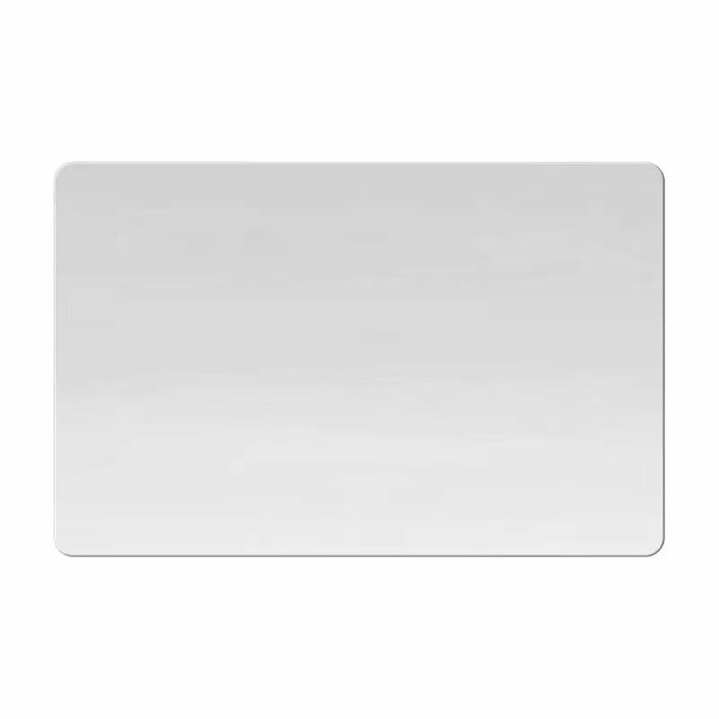 Визитные карточки из нержавеющей стали PLLCUTE 10pcs 0.8mm，белый