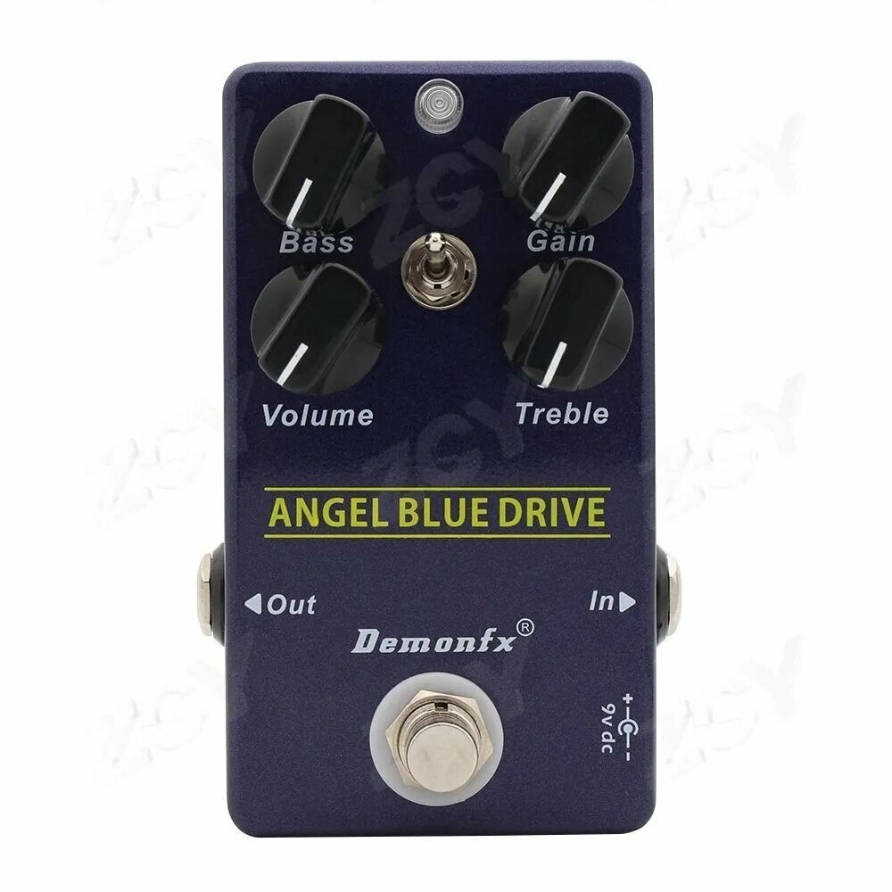 Demonfx ANGEL BLUE DRIVE Педаль Эффектов Для Электрогитары Overdrive С Двухрежимным Тумблером V2.0