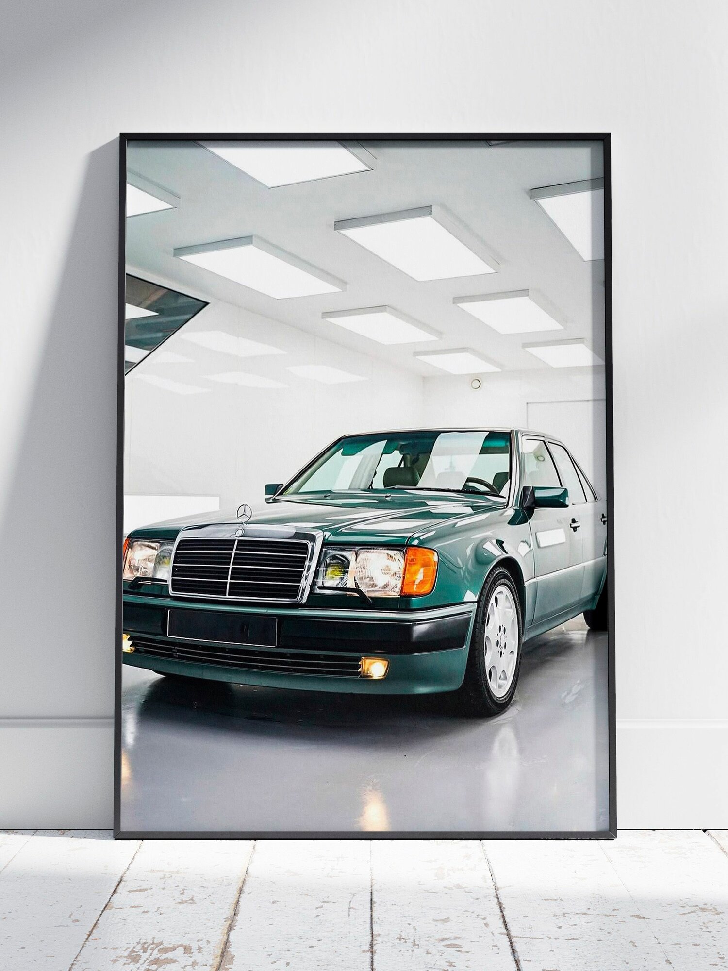 Плакат на стену для интерьера Легенды Авто (Мерседес Бенц 500 E - Mercedes Benz 500 E 2) A4 (21x30 см)