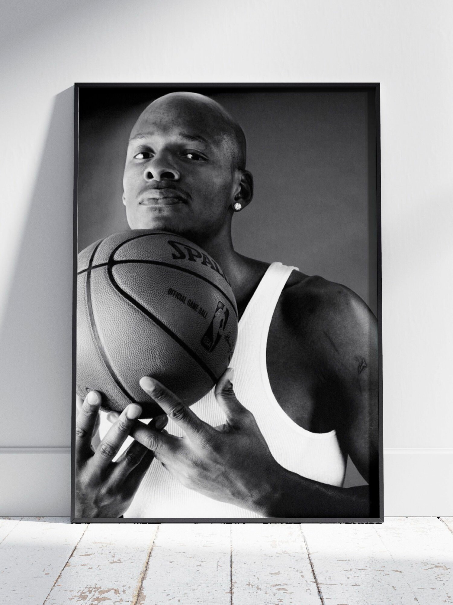 Плакат на стену для интерьера Легенды Баскетбола (Рэй Аллен - Ray Allen 1) - Постер по спорту и физической активности формата A3 (30x42 см)