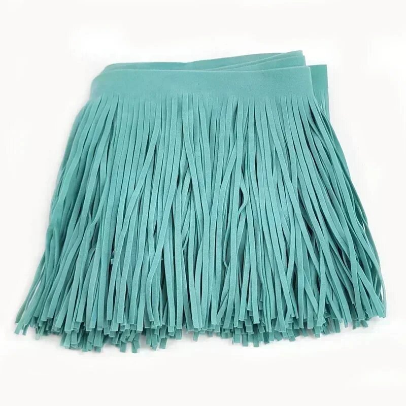 Замшевая бахрома с кисточками Deepeel 1 метр 20cm, LackBlue93