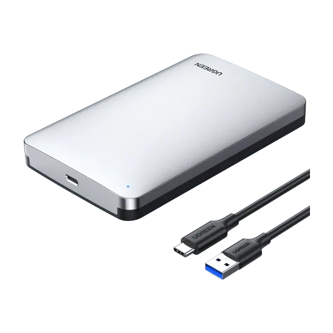 Бокс UGREEN CM300 70498 2.5-Inch SATA External Hard Drive Enclosure Gray