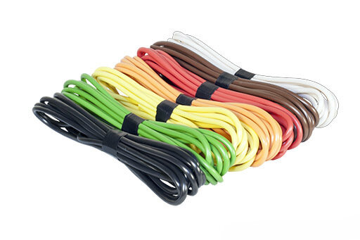 Провод автомобильный ПГВА 1,00мм "Радуга" (к кт 7 цветов, по 3м)