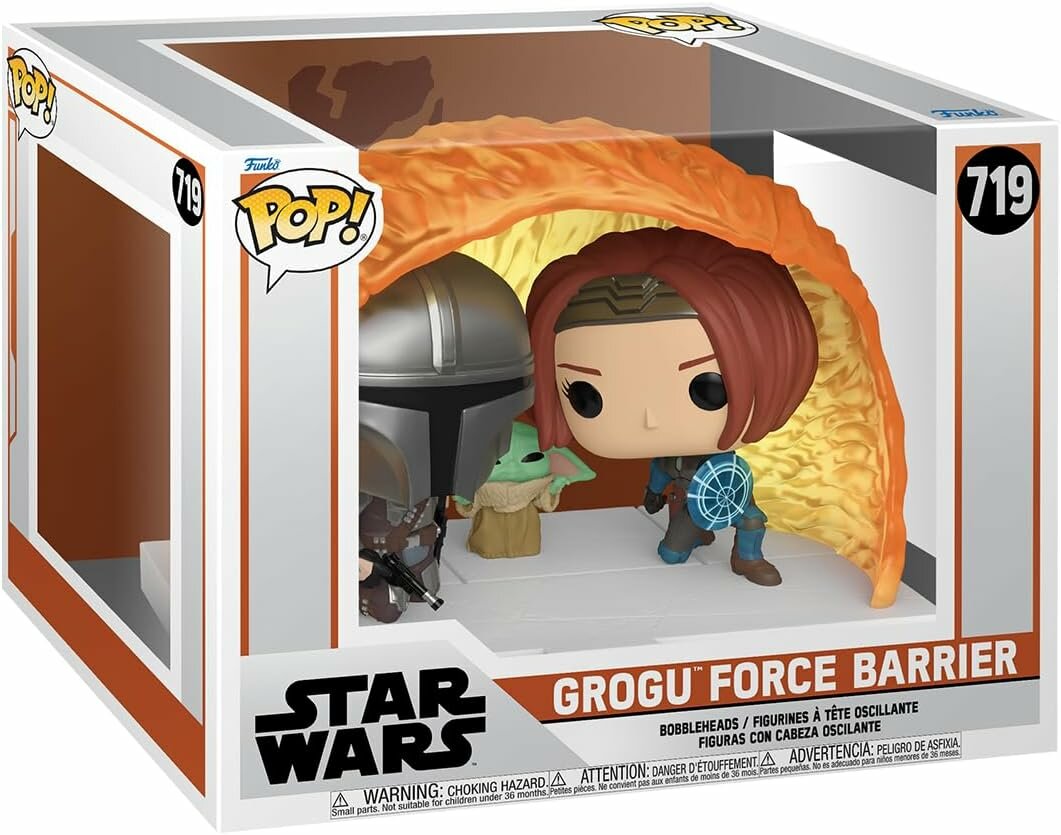 Фигурка Funko POP! Moments: Грогу с силовым барьером - Звёздные войны: Мандалорец(719) 80002