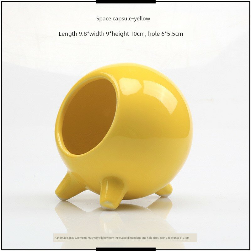 Керамическое укрытие для рыб и креветок в аквариуме, керамический горшок-гнездо, мини-домик для разведения попугаев,