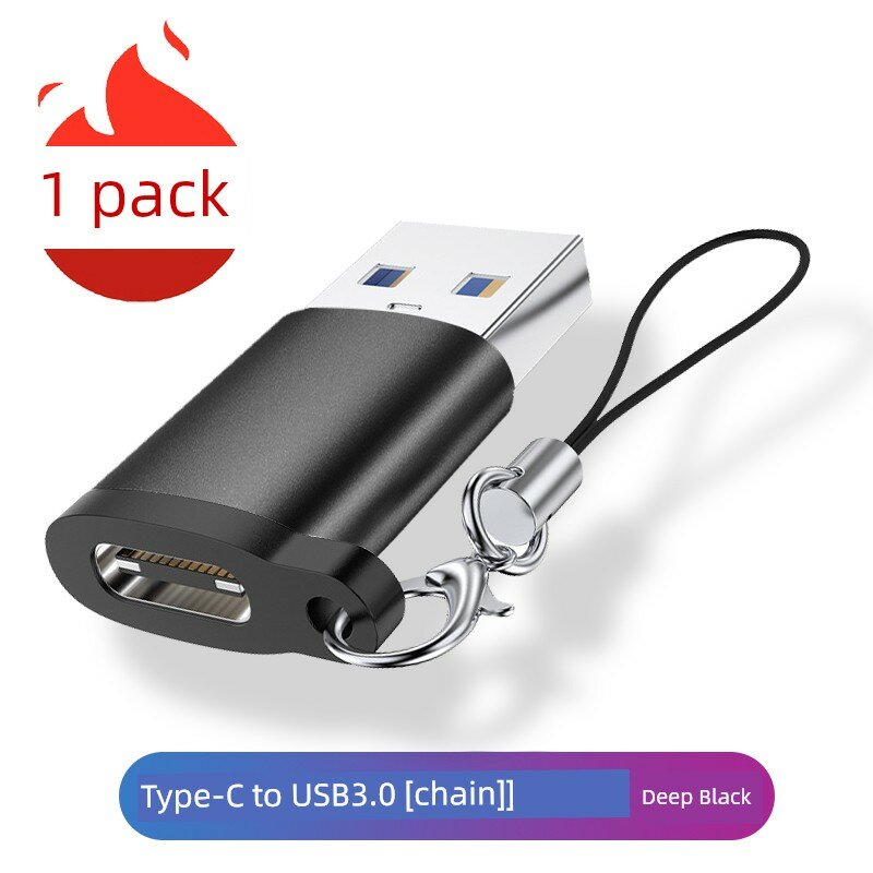 Кабель Type-C к USB 3.0 с шнурком для iPhone 13, глубокий черный цвет, быстрая зарядка, 1 шт.