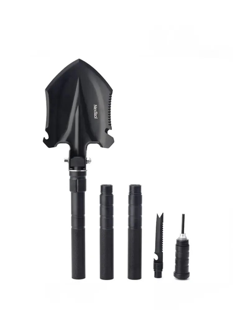 Лопата многофункциональная NexTool Medium Multifunctional Shovel NE20206, 83см, черная