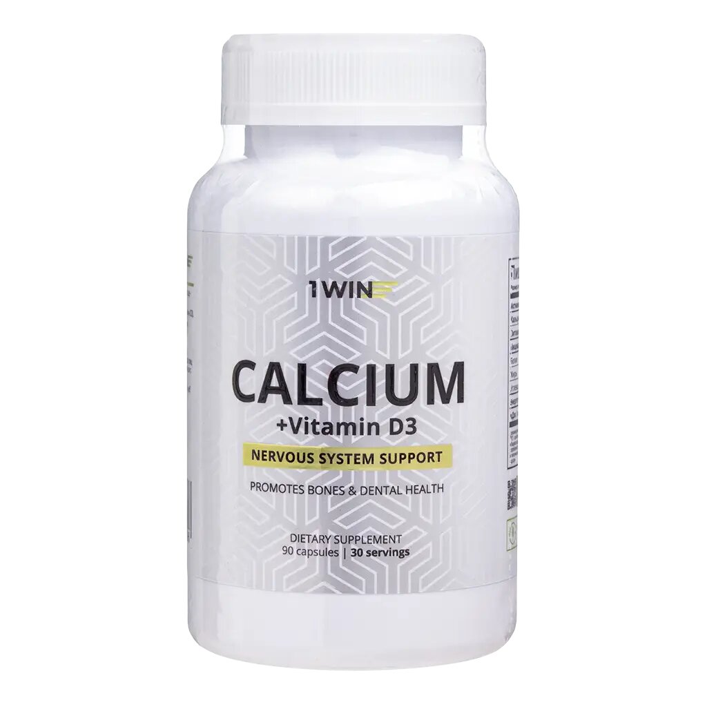 1WIN Кальций + Д3 / Calcium + D3 капсулы массой 825 мг 90 шт