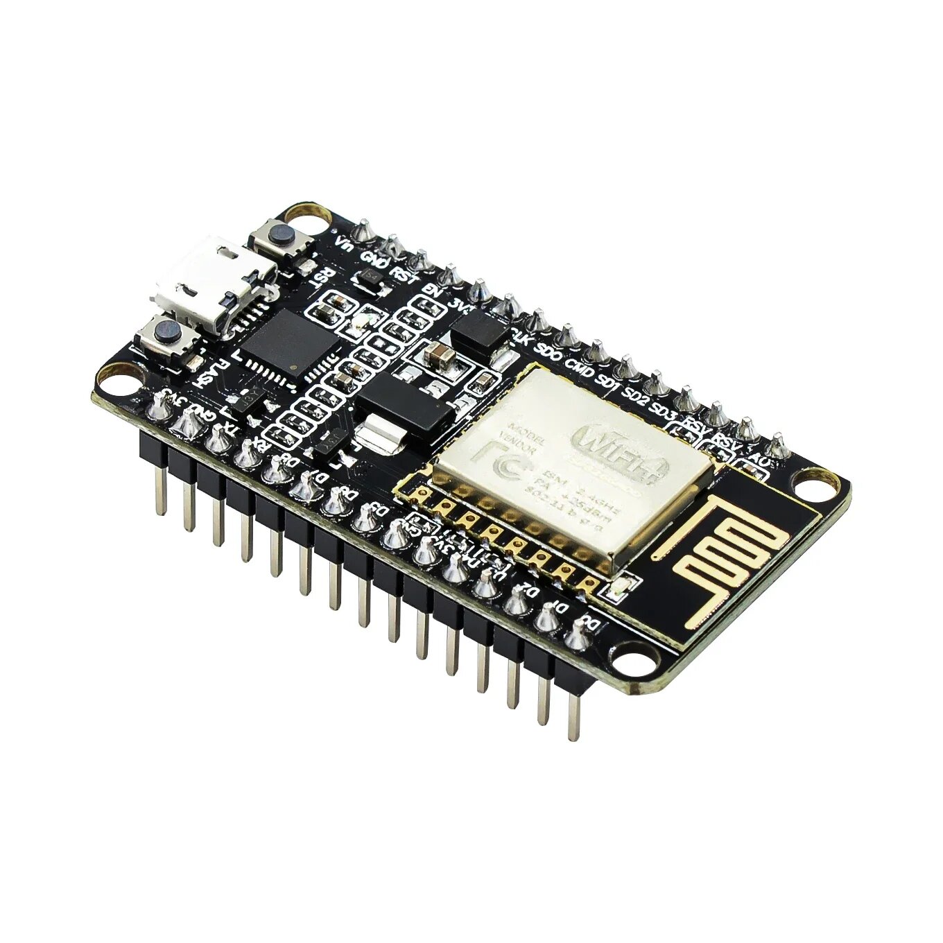 NodeMCU ESP8266 Black, chip CP2102