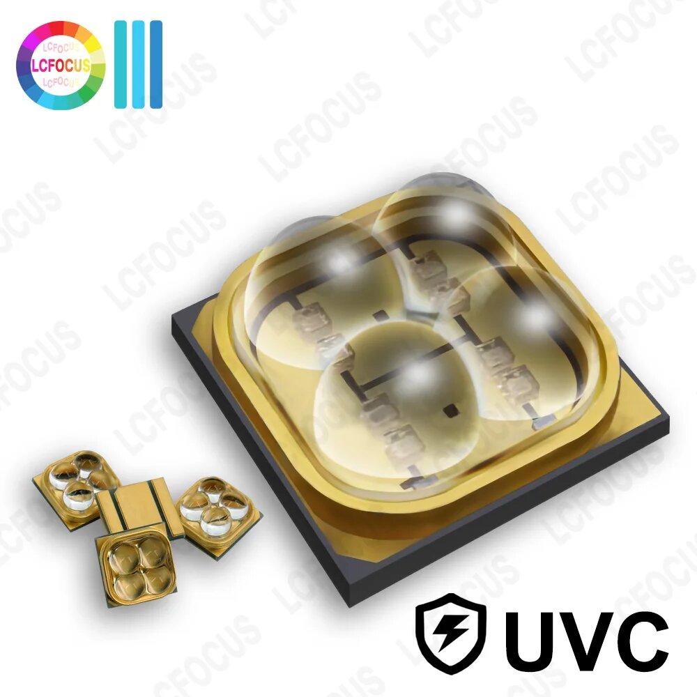 UVC LED чип 8W 12V для воды и воздуха
