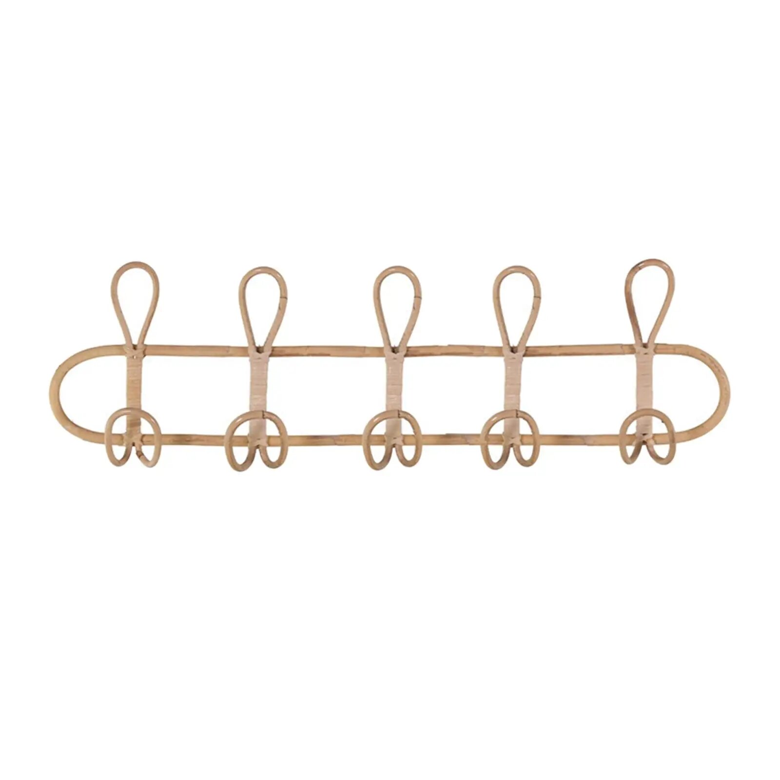 Настенные крючки из ротанга Serenable, 5 Hooks, цвет 5