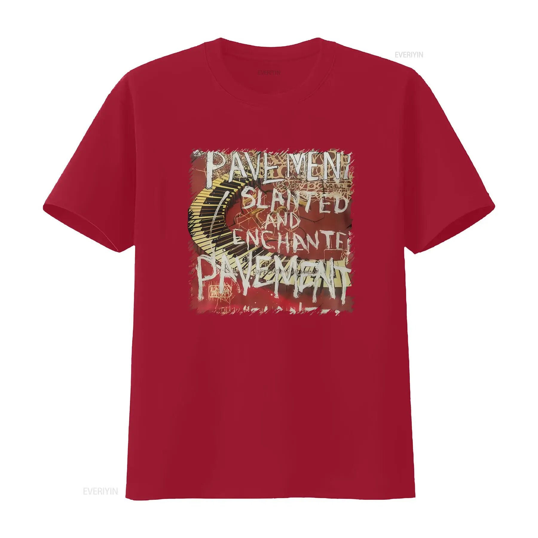 Красная мужская футболка Pavement Slanted and Enchanted 6XL