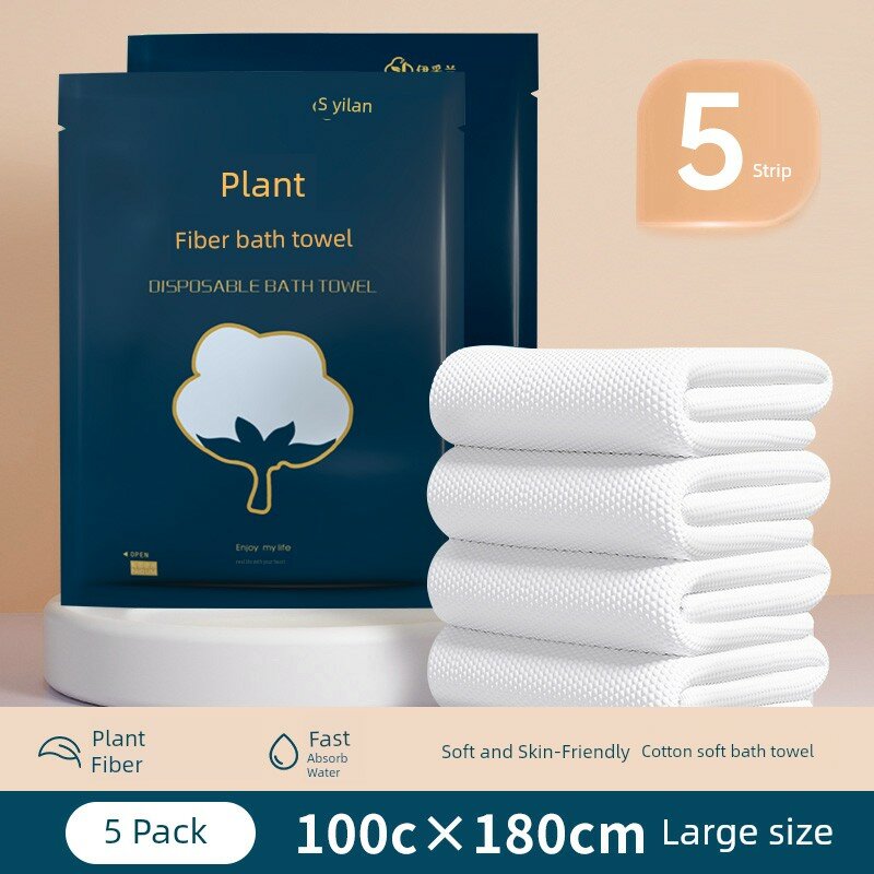 Толстый и крупный набор мягких ванных полотенц, 5 шт, 100x180 см компактный путешественник для отелей,