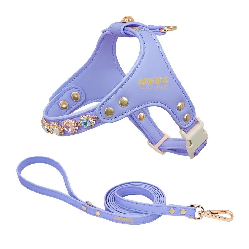 Фиолетовый поводок для собак Arika Set