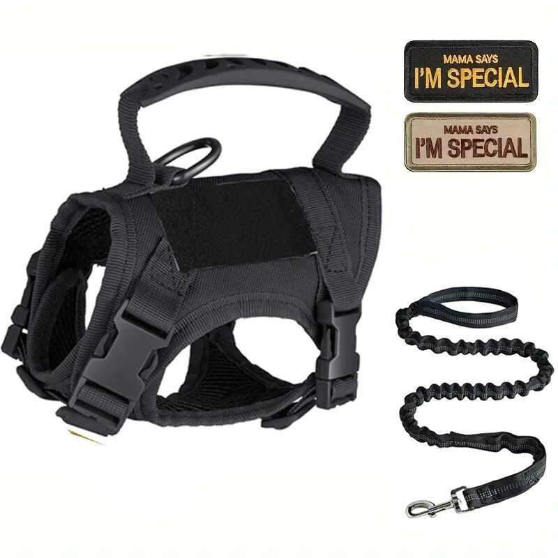 Тактический шлейка для кошек DUTRIEUX Black Set