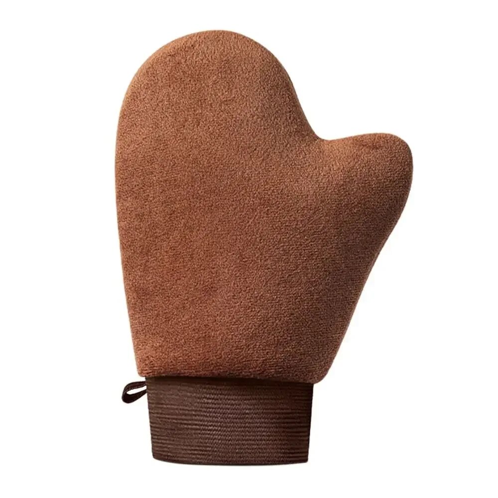 Многоразовая рукавица для загара, brown