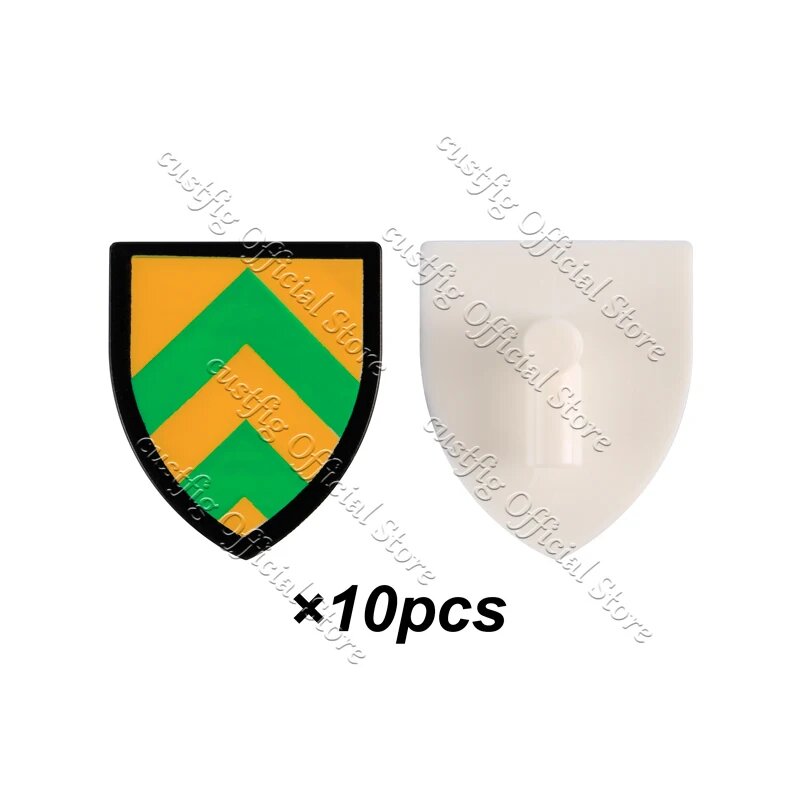 Щит рыцаря, 10 шт, цвет B35-29-1