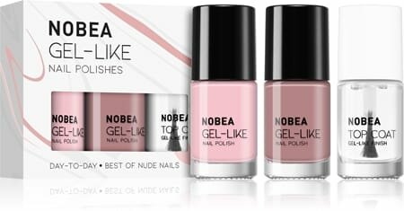 Набор лаков для ногтей NOBEA Day-to-Day, best of nude nails