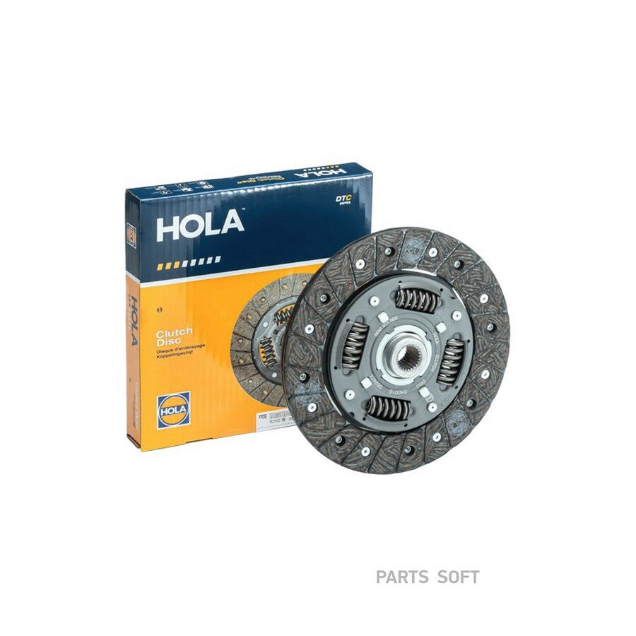 Диск сцепления серия DTC CHEVROLET Lanos, DAEWOO Nexia , ZAZ Chance (1,5 8V) HOLA CHD016