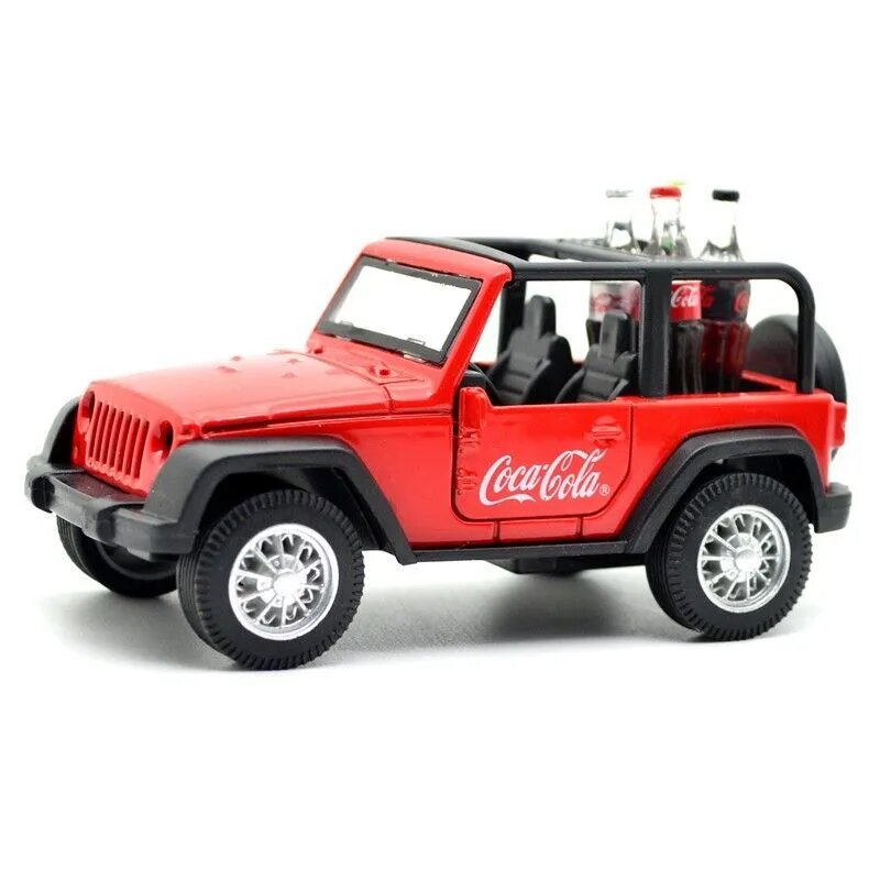 Машинка металлическая модель,1:32 Jeep Coca-Cola внедорожников