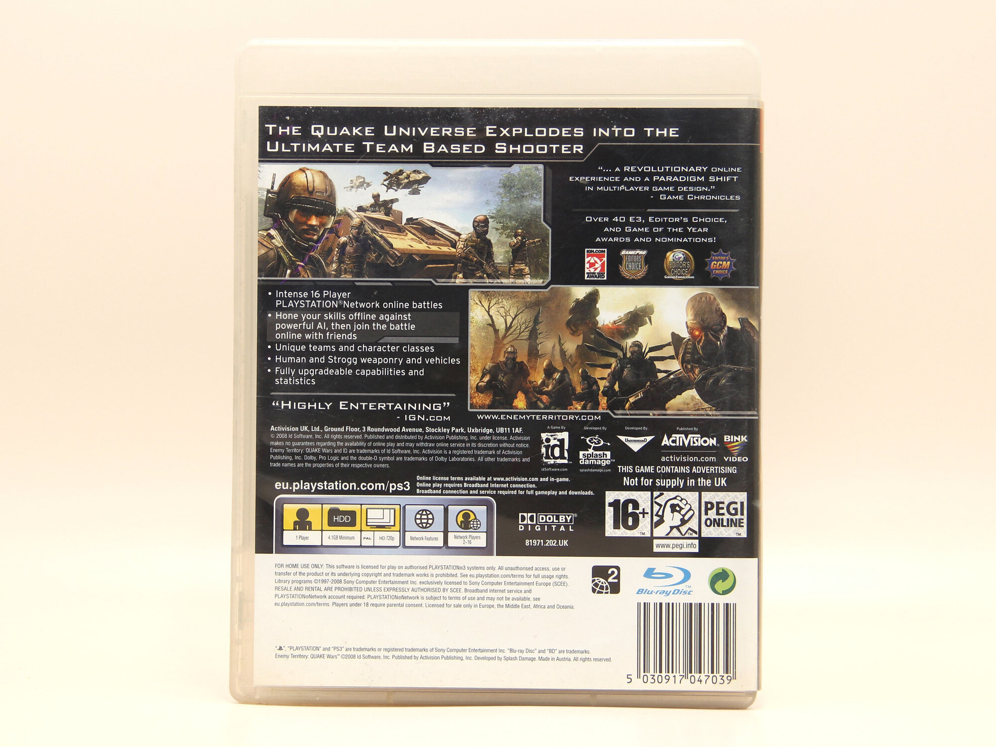Enemy Territory Quake Wars (PS3) — фото 1