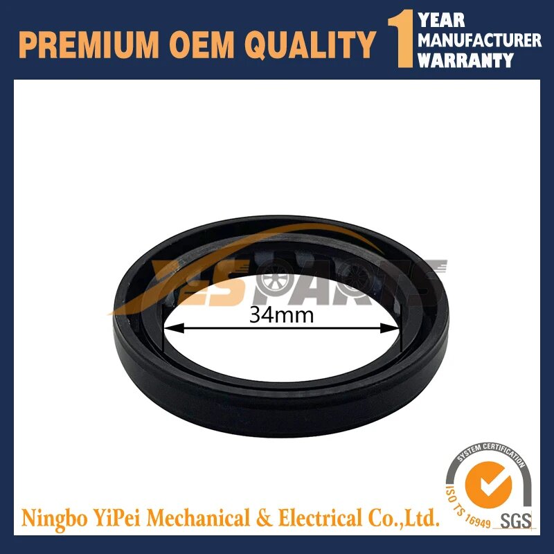 Переднее и заднее сальник двигателя Kubota D722 D782 Z482 D902 Z602 STD Front Oil Seal 34MM