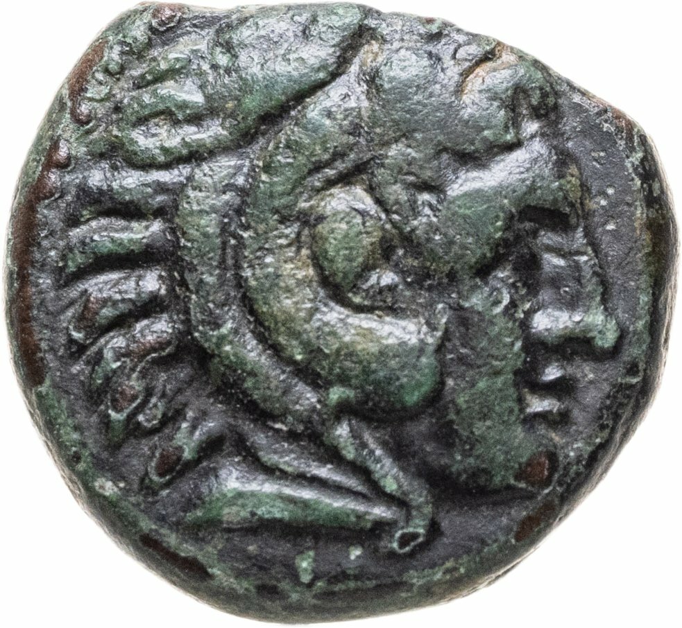Македонское царство, Кассандр, 317-297 годы до Р Х , АЕ18 , Бронза, в сохранности VF