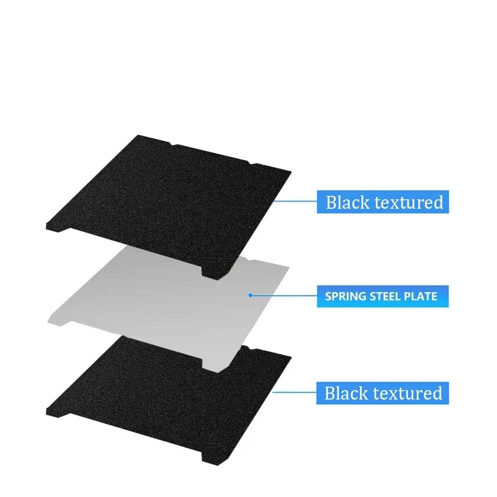 PEI-подложка 310x315mm для Creality K1/Ender 3, черная