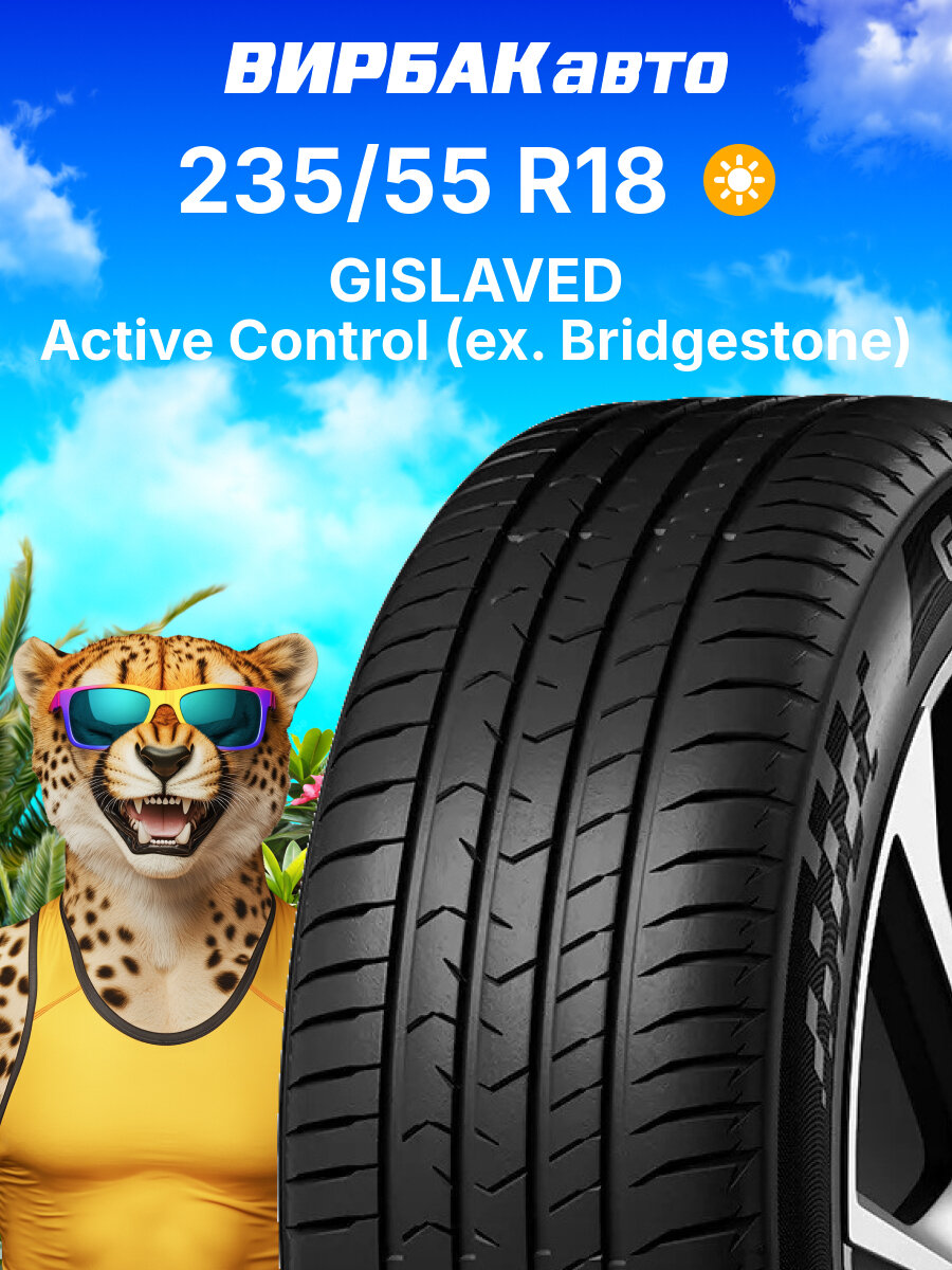 Летние шины GISLAVED ActiveControl 235/55R18 100V, летняя автомобильная резина