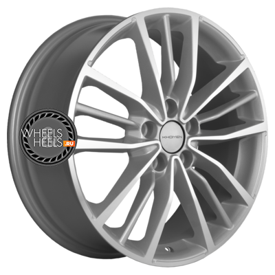 Диск автомобильный литой Khomen Wheels KHW1812 (Kodiaq/Tiguan/Audi Q3) 18x7 5x112 et43 dia57.1 F-Silver-FP