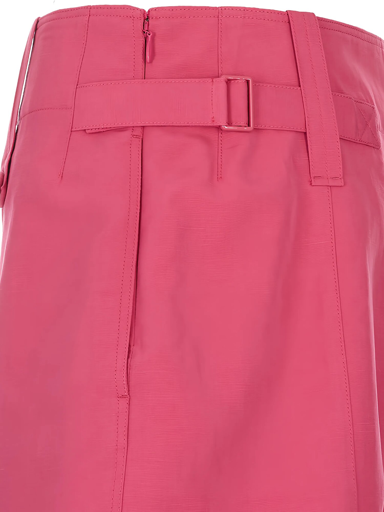 Шорты Chloe Button-detail buckled-strap mini shorts, размер 36, кораллово-розовый — фото 1