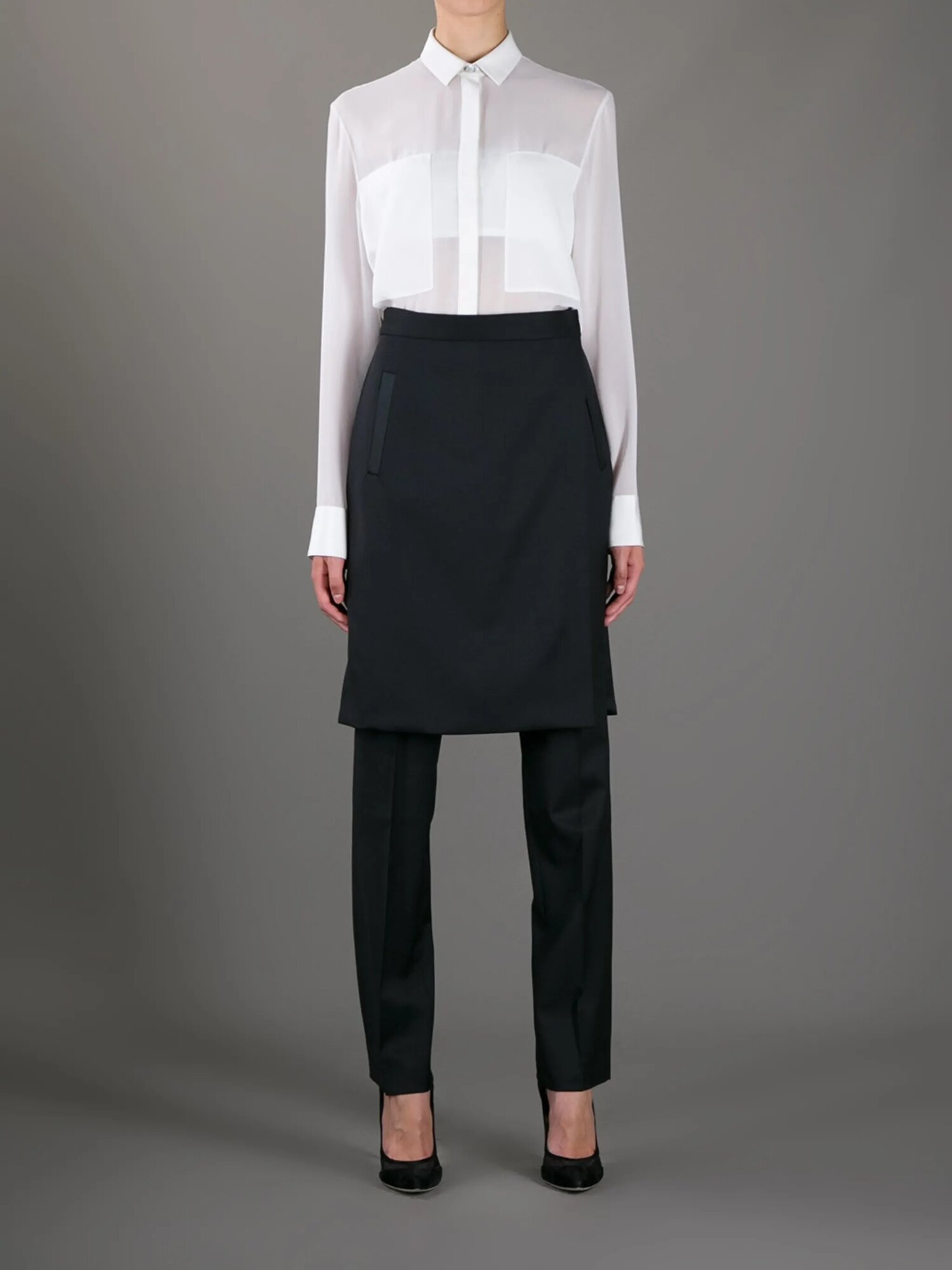Юбка GIVENCHY Trouser-skirt, размер 38 — фото 1