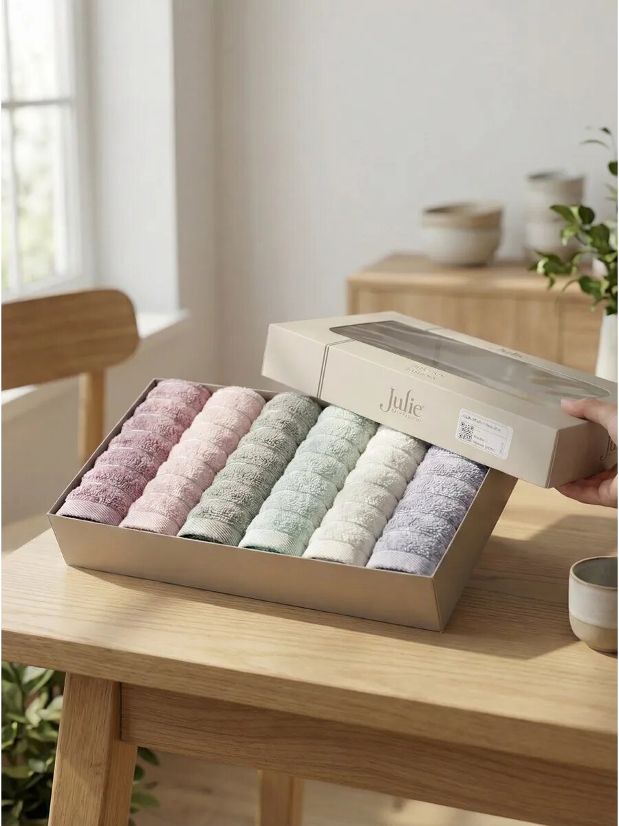 Набор полотенец Mia Bella Home Textile, кухонные, махровое, 100% хлопок, Турция, 30x50 см