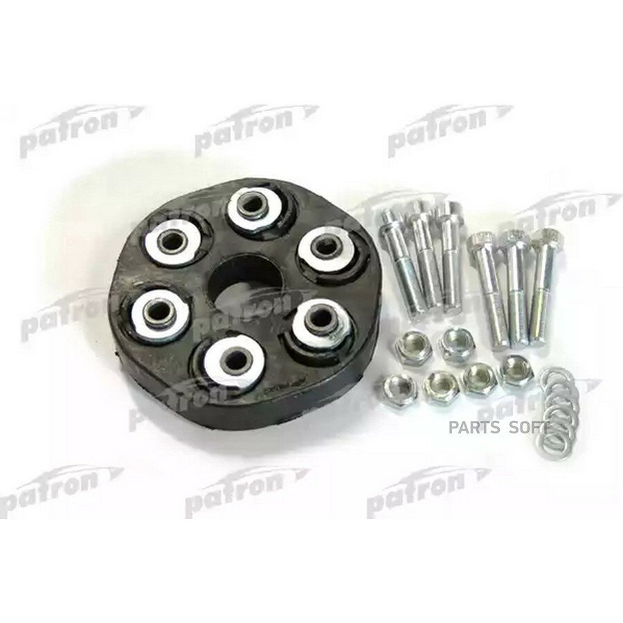 Муфта кардана PATRON PSE5003 с болтами, к-кт Mercedes W107/W124/W126/W201 85-