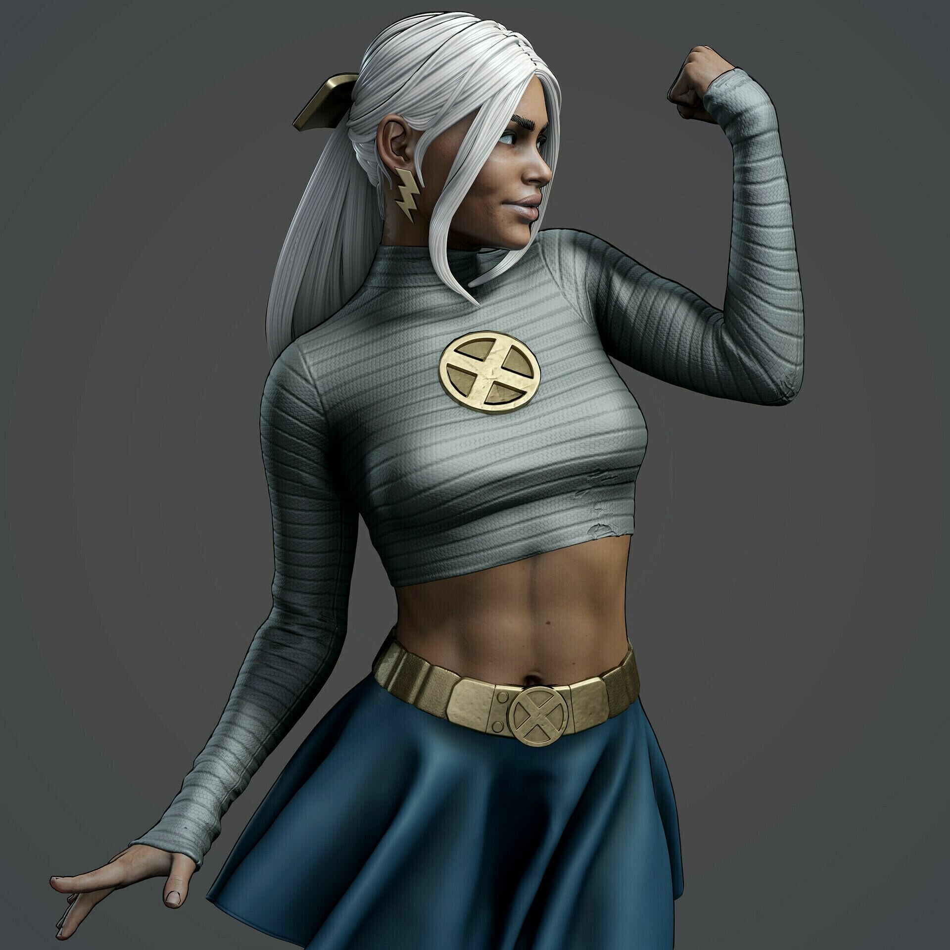 Сборная модель Storm (X-Men), 300мм (без базы), 1/6 для покраски