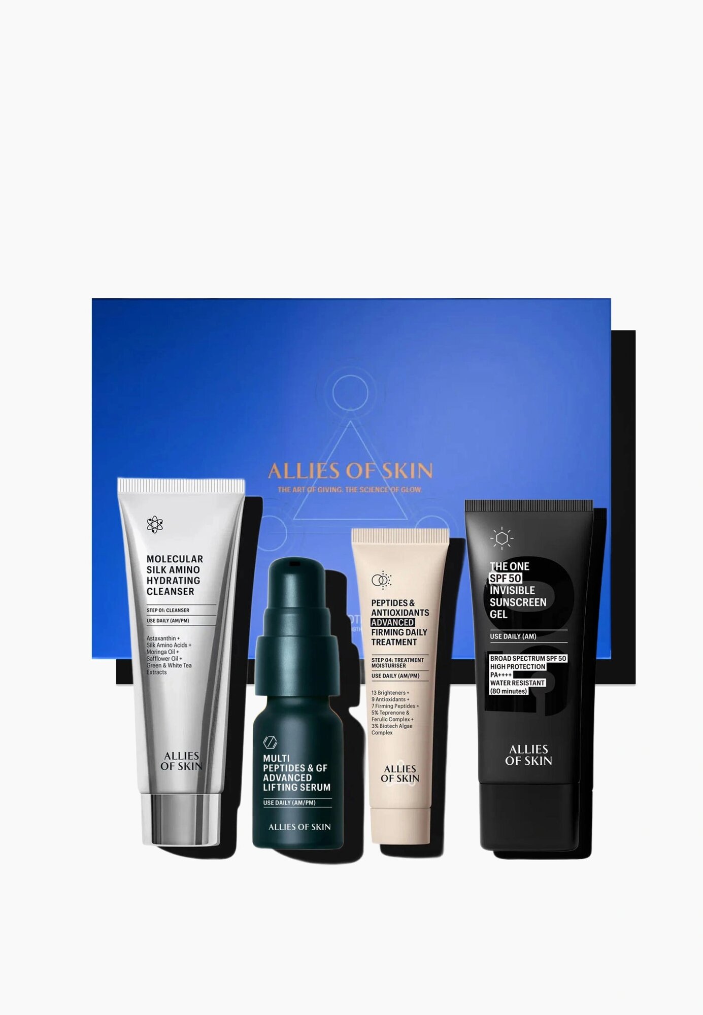 Allies of Skin Набор для ухода за лицом 25 мл + 7 мл + 12 мл + 20 мл