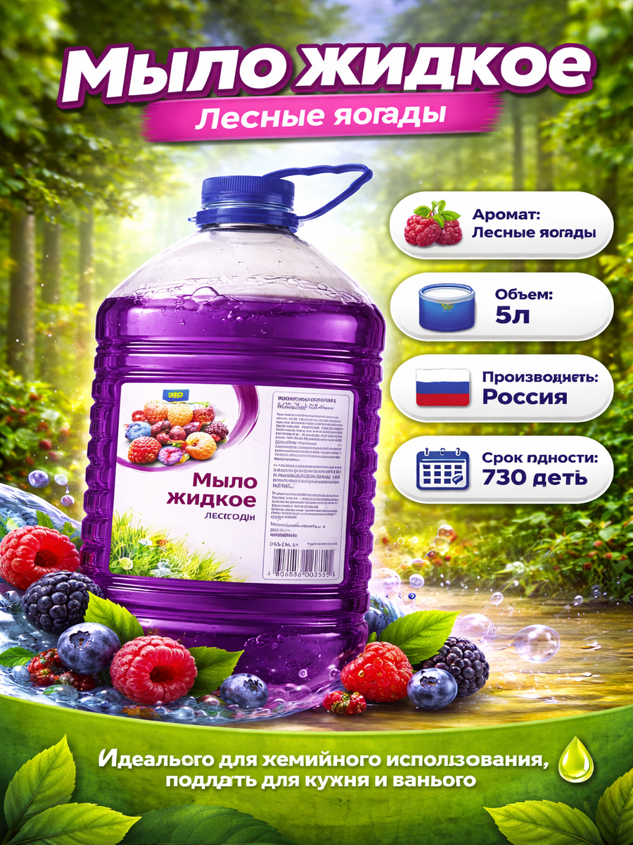 Aro Мыло жидкое Лесные ягоды 5л