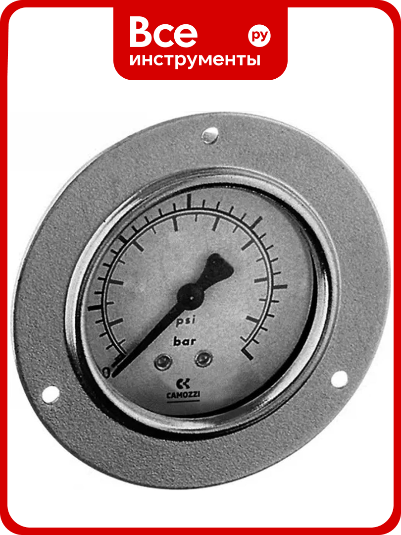Индикатор давления фланцевый 10 Бар, 40 мм M043-F10WV Camozzi SRF70-7801-0041